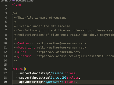 webman 切面初始化的时候 可以放到bootstarp中吗 · Issue #2 · next-laboratory/aop · GitHub