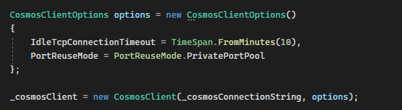 System Sockets Socketexception While Using Documentclient · Issue 820 · Azure Azure Cosmos