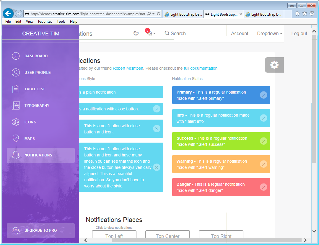 Scroll Bar On The Bottom Is Shown Out In IE 11 Issue 34 Creativetimofficial light bootstrap 