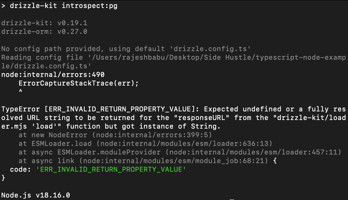 [BUG]:Drizzle-Kit 0.19.0 Fails to Generate Migrations · Issue #781 · drizzle-team/drizzle-orm ...