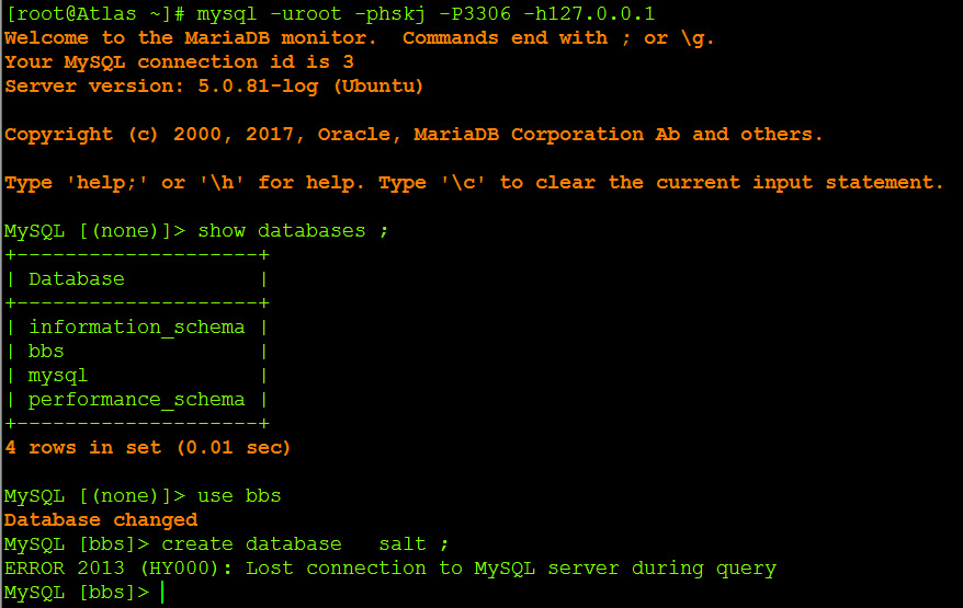 授权问题!这是什么情况？有权限读 写不进去 ，直接在mysql-master 上操作可以正常写。 · Issue #165 · Qihoo360/Atlas · GitHub