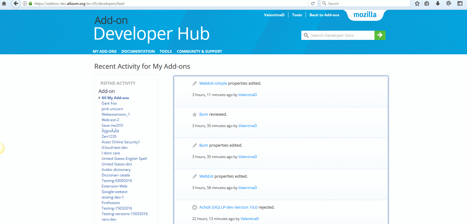 Add Logging Around Disablingdeletingre Enabling Add On Versions · Issue 4826 · Mozillaaddons 8302