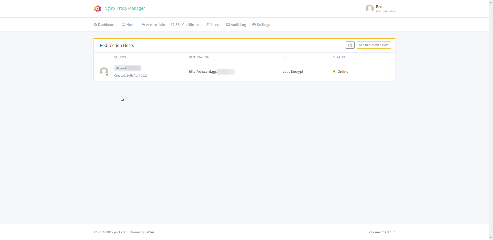 Redirection Hosts keep breaking · Issue #74 · jlesage/docker-nginx-proxy-manager · GitHub