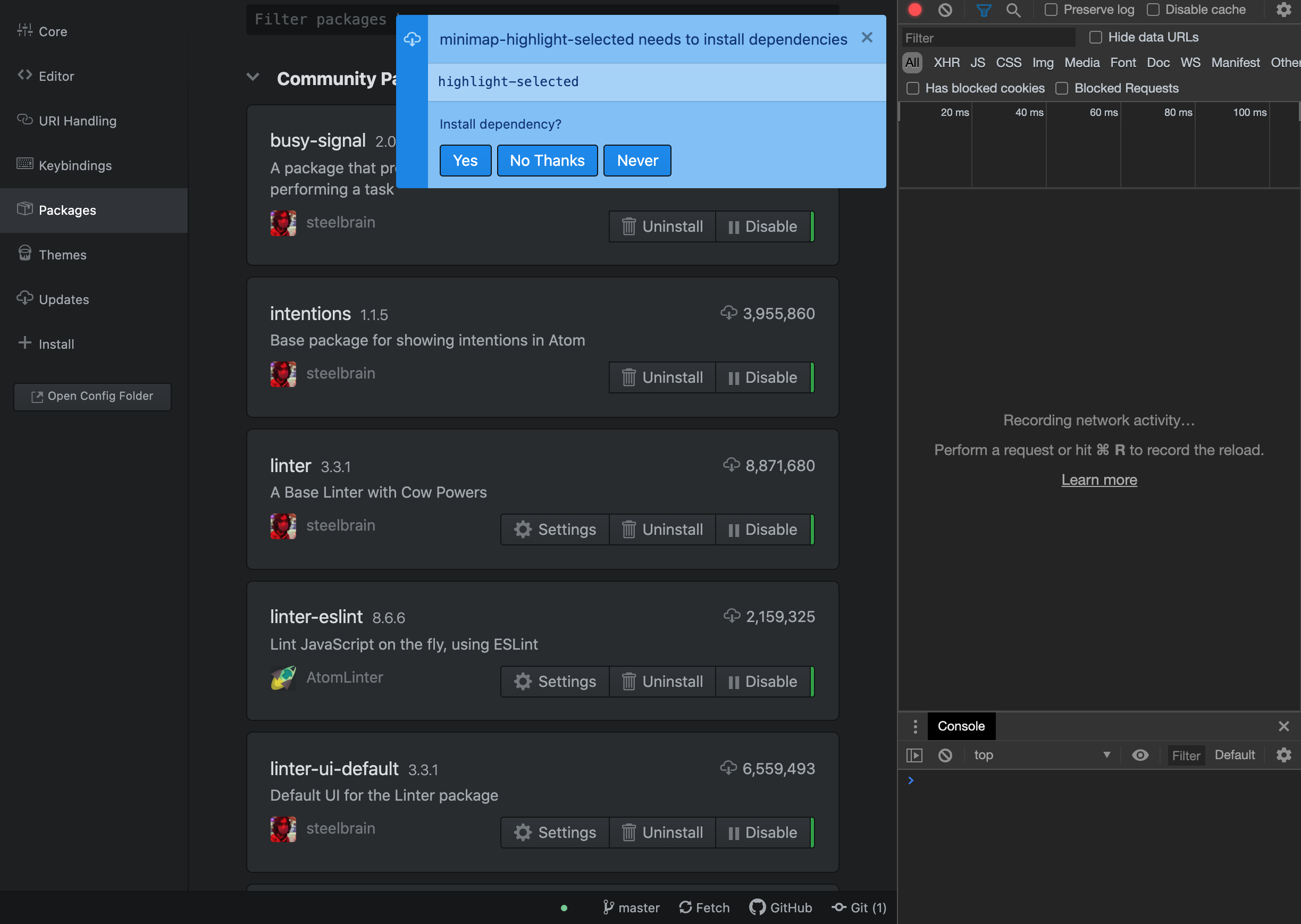 Dependencies don't install · Issue #90 · atom-minimap/minimap-highlight ...