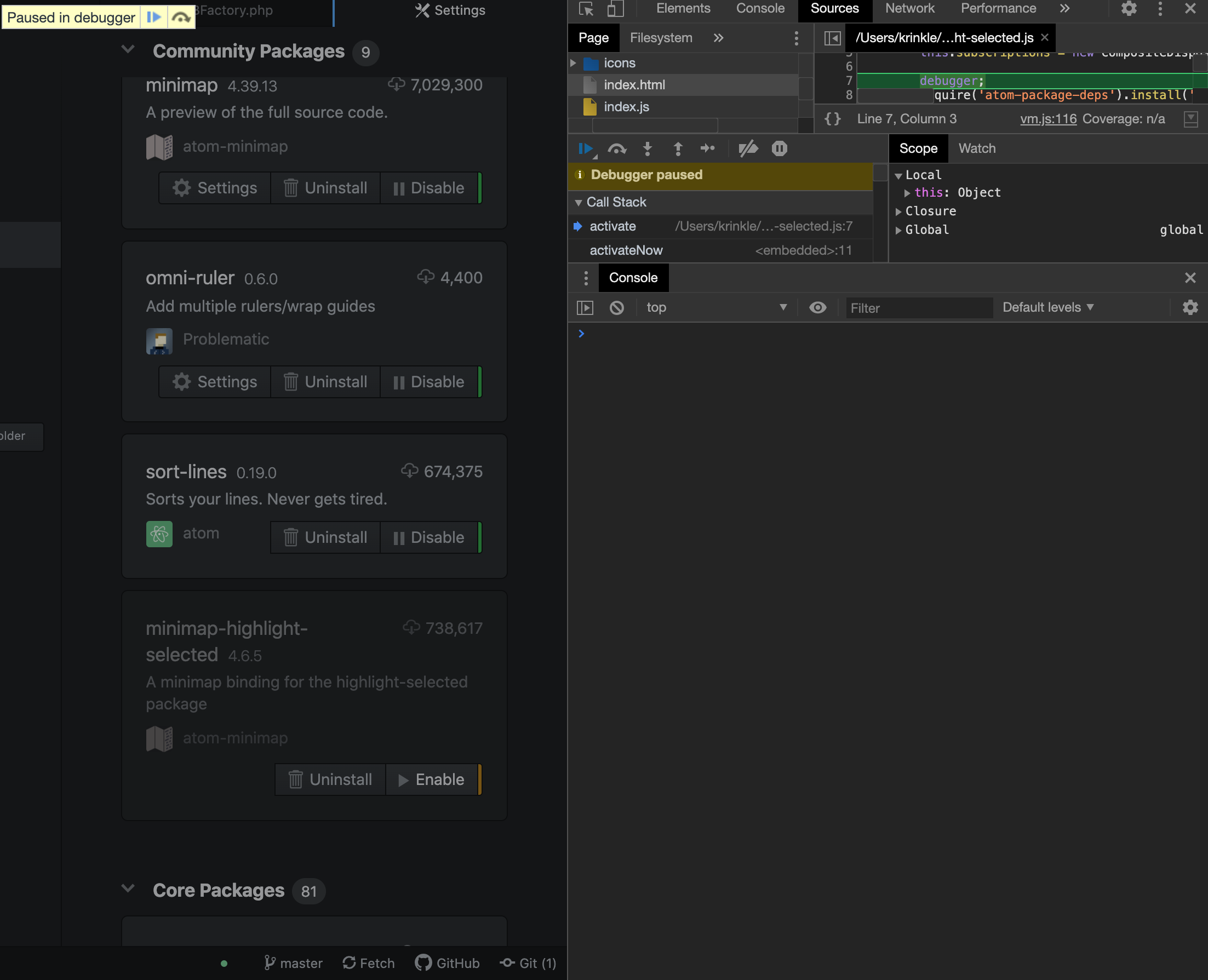 Dependencies Dont Install · Issue 90 · Atom Minimapminimap Highlight