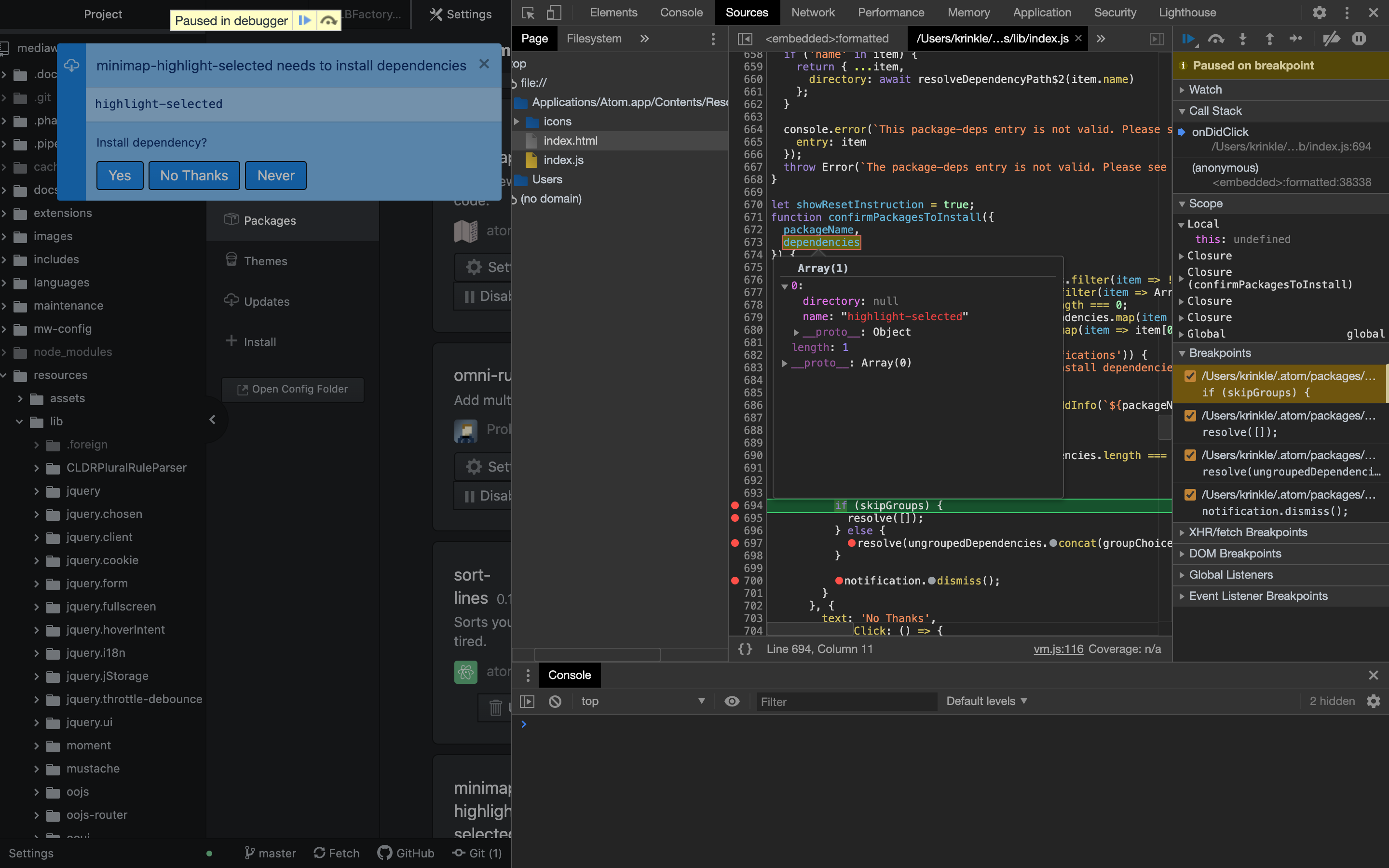 Dependencies Dont Install · Issue 90 · Atom Minimapminimap Highlight
