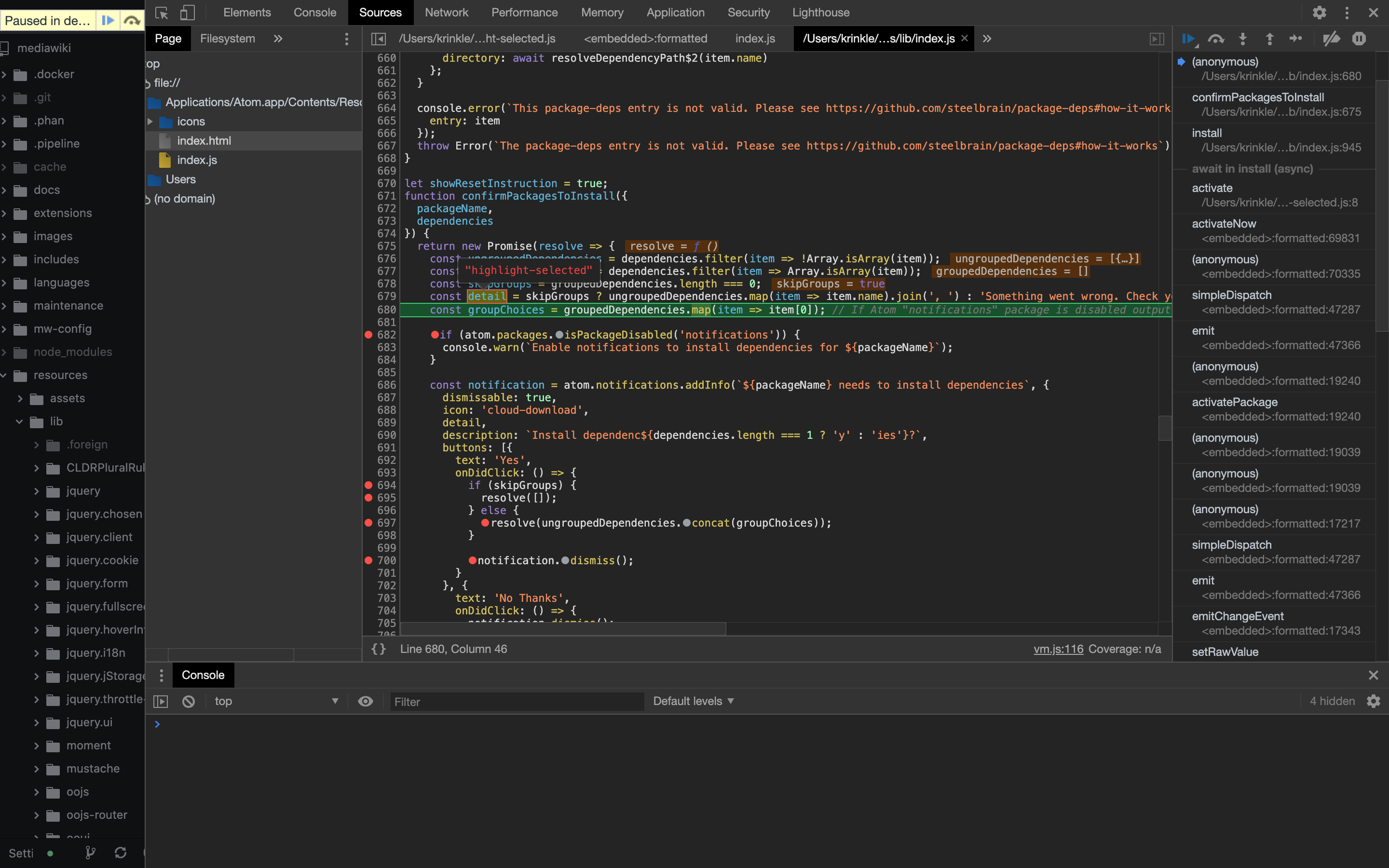 Dependencies don't install · Issue #90 · atom-minimap/minimap-highlight ...