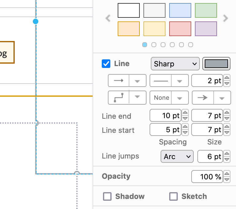 Line jumps for curved edges · Issue #1385 · jgraph/drawio · GitHub