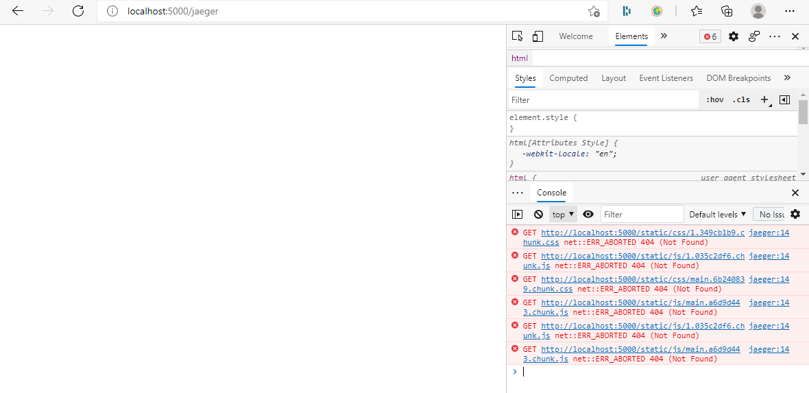 UI won't load with custom ingress · Issue #1509 · jaegertracing/jaeger-operator · GitHub