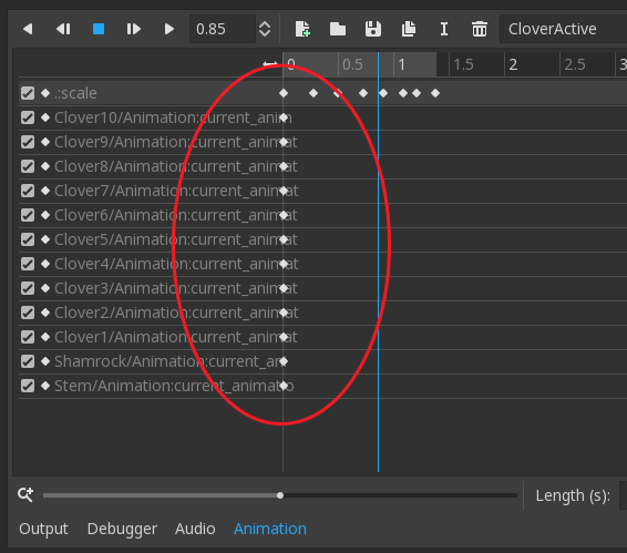 Timeline track title overlapping keyframe area. · Issue #16406 · godotengine/godot · GitHub