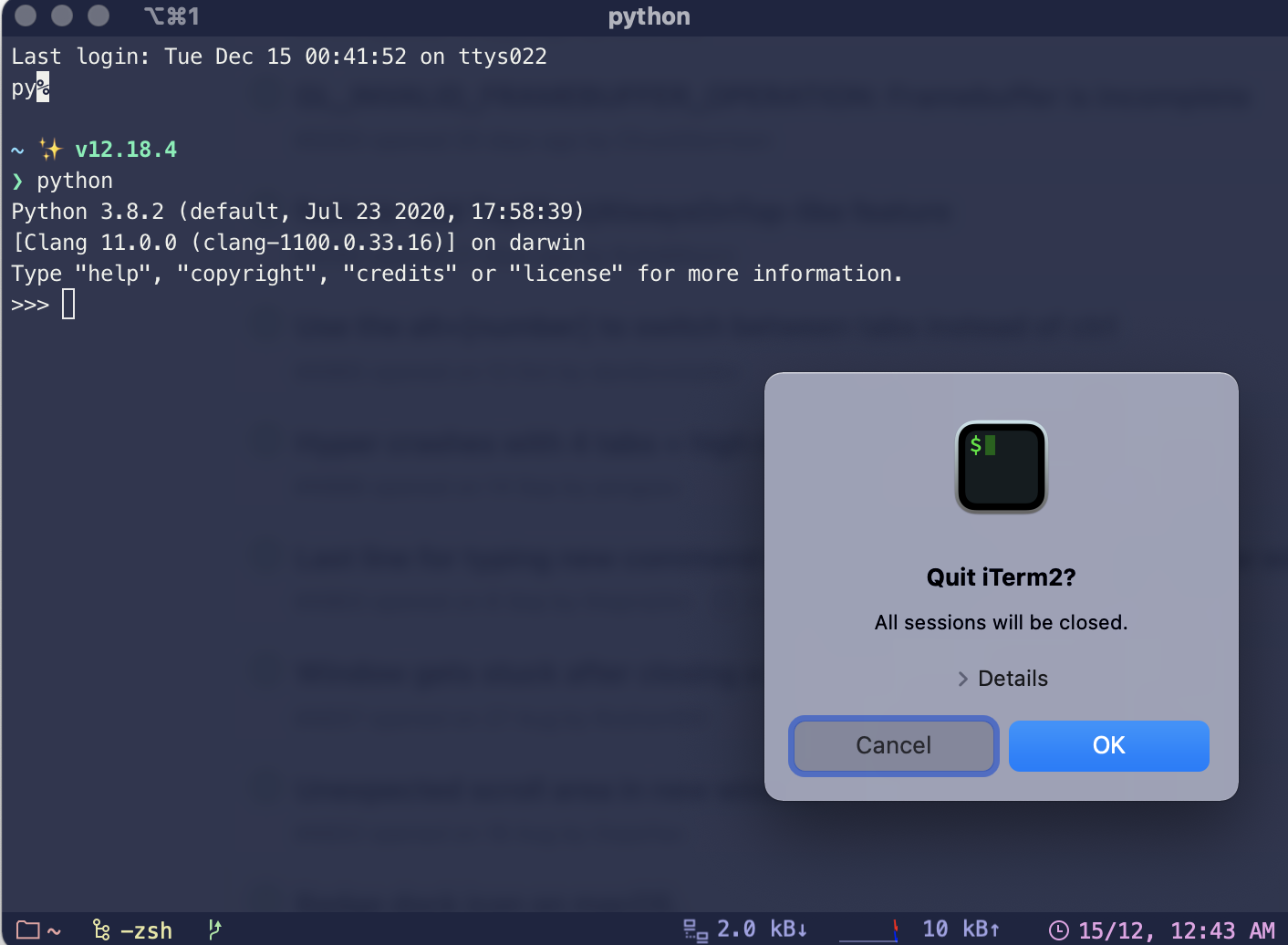 [enhance][bug] Tabs positions compatibility(anomaly) and QUIT ALERT · Issue #5166 · vercel/hyper ...