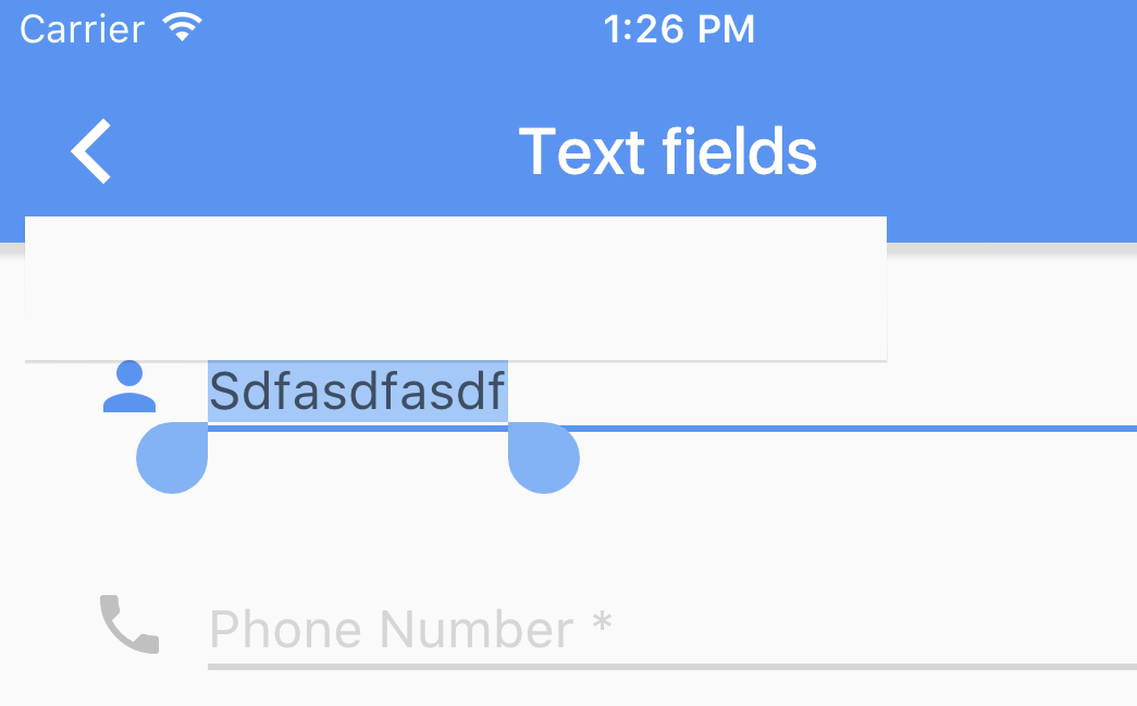 Text selection toolbars don't render correctly on iOS simulators · Issue #11302 · flutter ...