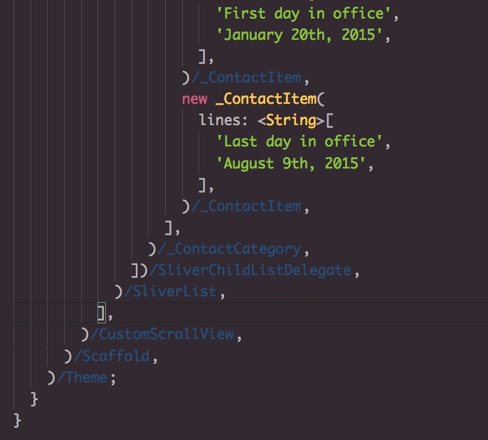 Feedback on "closing labels" preview feature · Issue #383 · Dart-Code/Dart-Code · GitHub