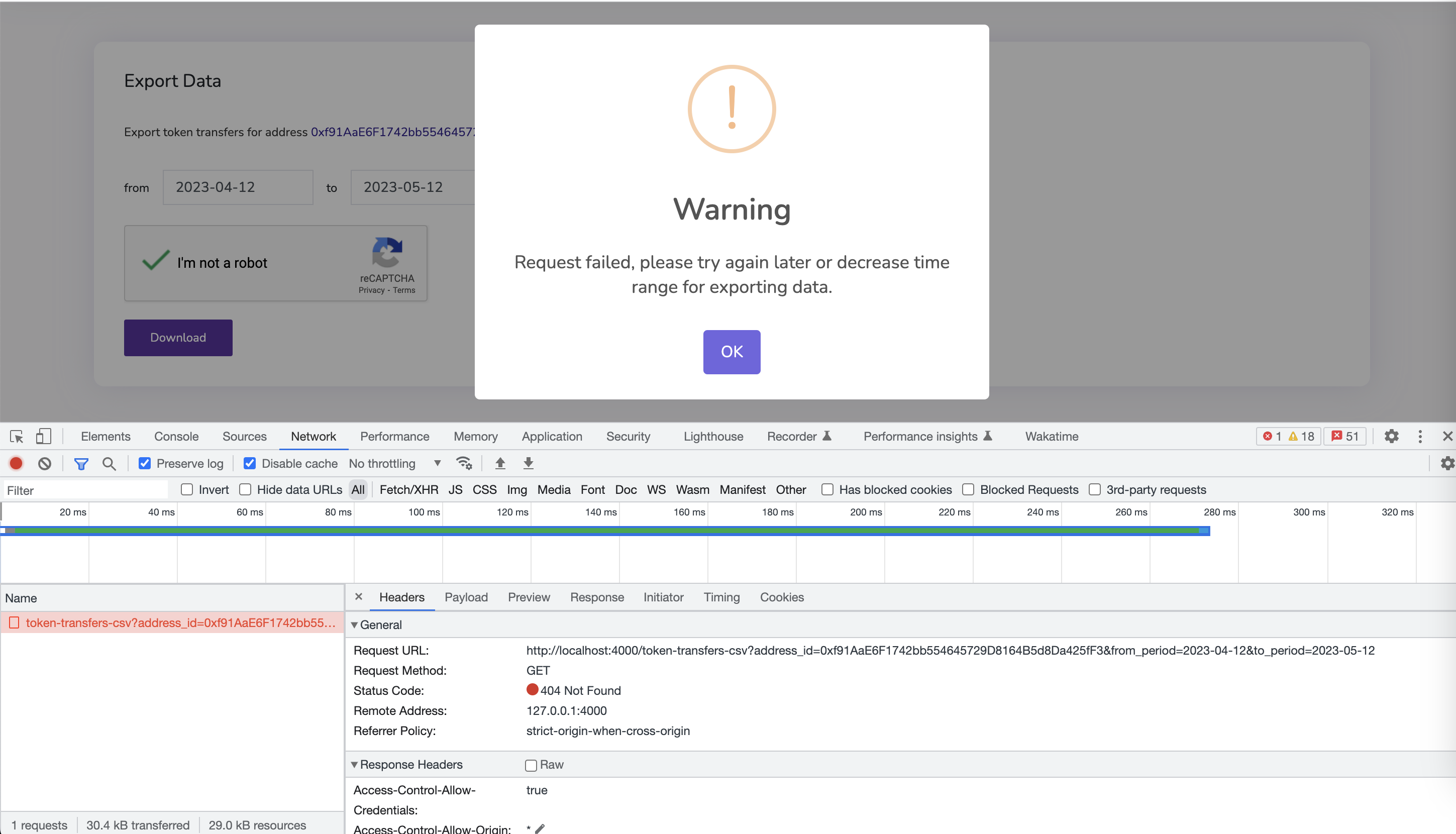 Export Csv Doesnt Work · Issue 7470 · Blockscoutblockscout · Github 