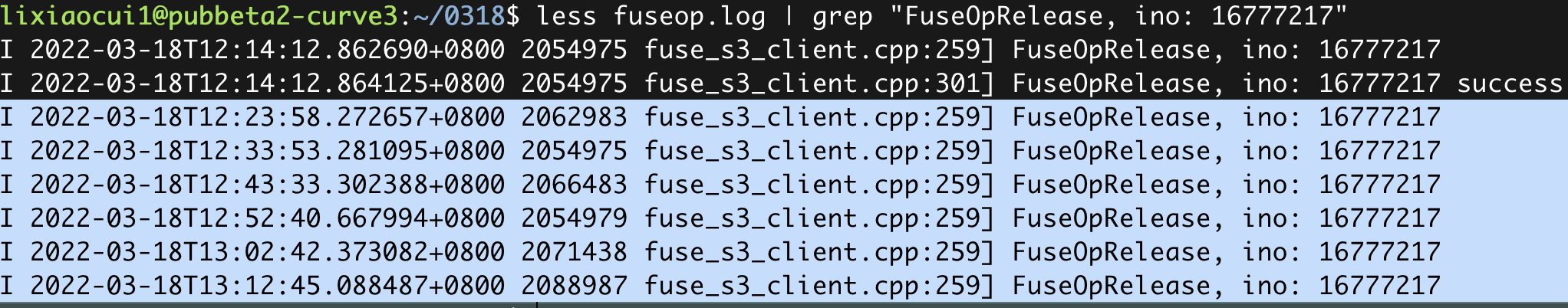 Other files of MD5sum are stuck due to RANDOM I/O write · Issue #1197 · opencurve/curve · GitHub