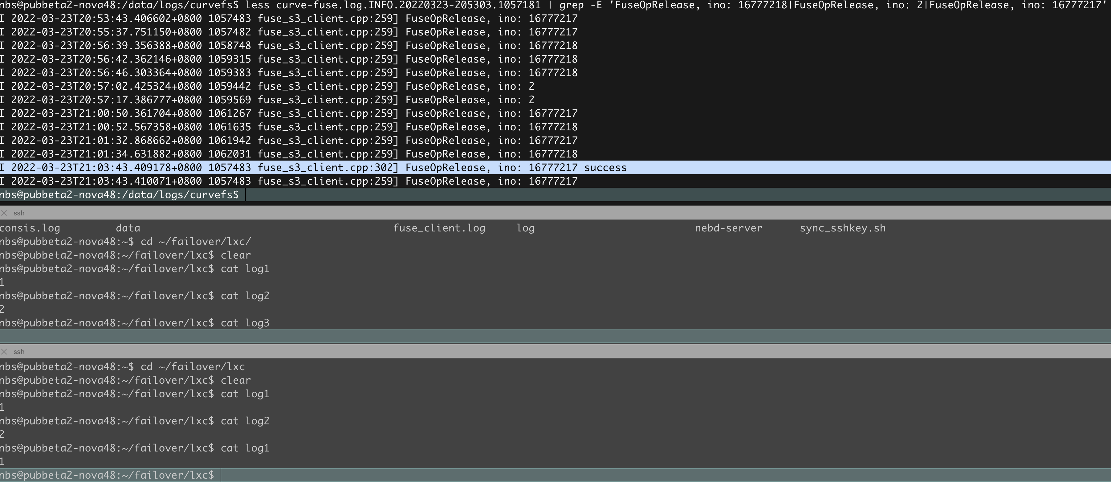 Other files of MD5sum are stuck due to RANDOM I/O write · Issue #1197 · opencurve/curve · GitHub