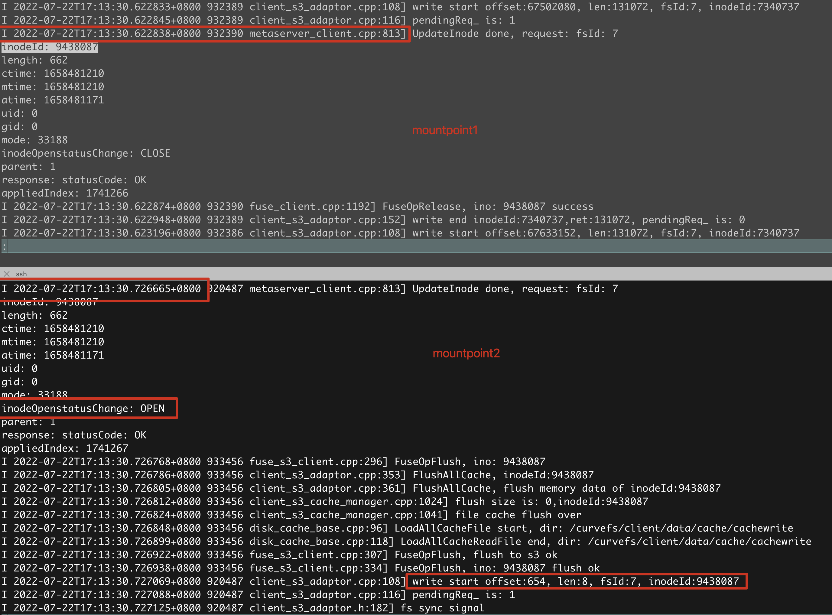 Description Echo data is corrupted after being transferred to multiple mounted files · Issue ...