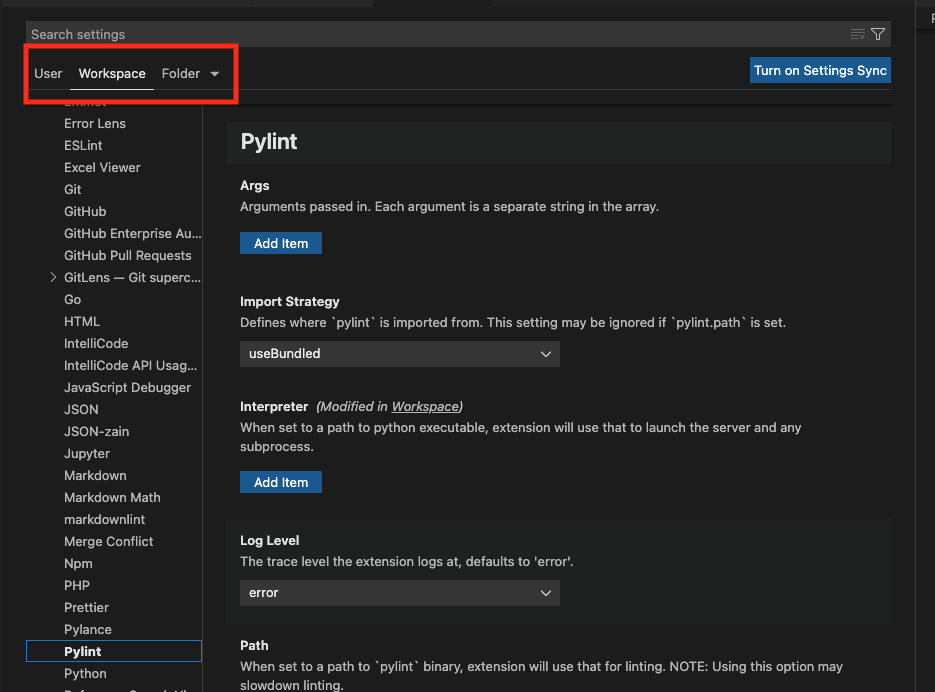 pylint.interpreter setting doesn't appear to expand ${workspaceFolder} · Issue #164 · microsoft ...
