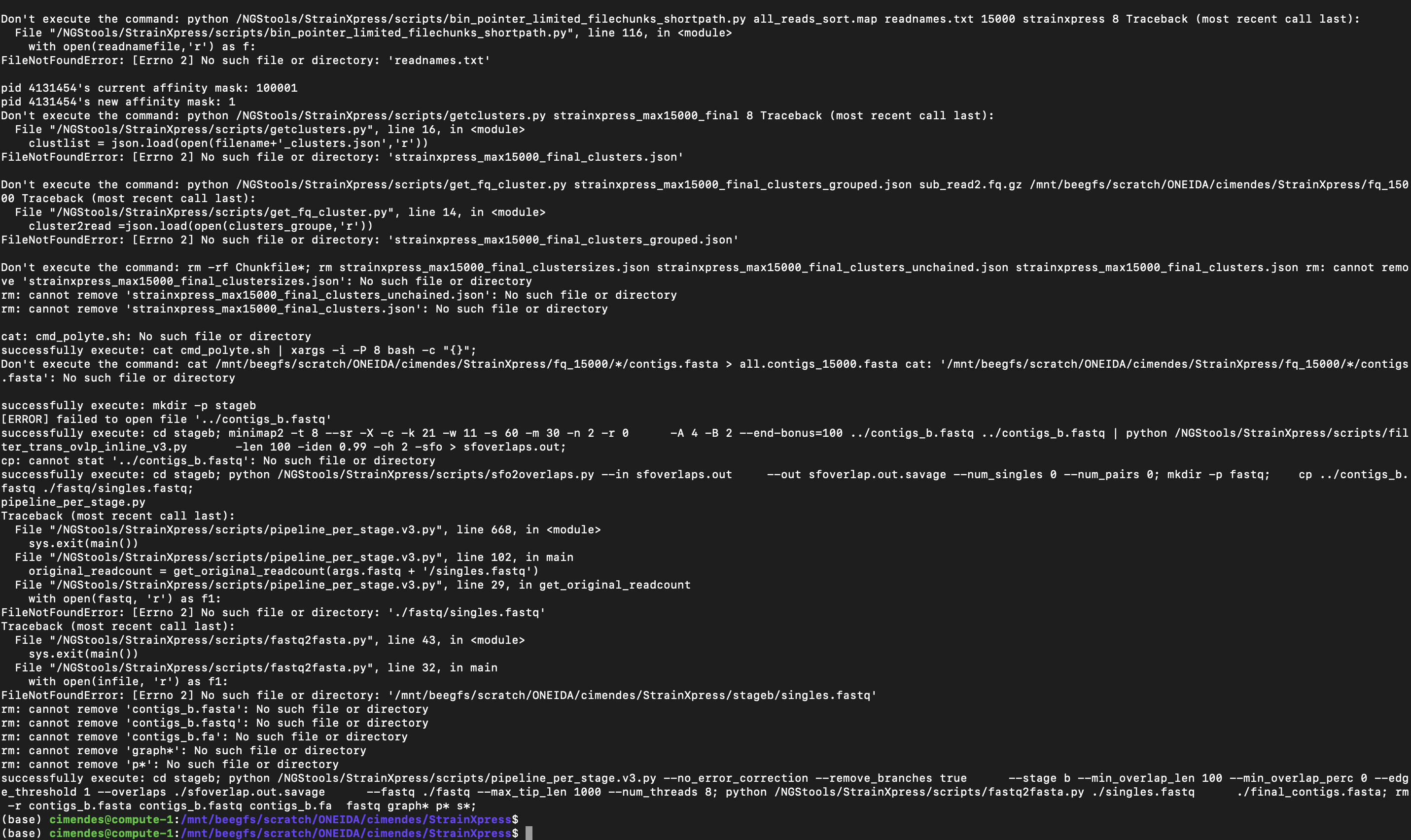 Python error when running StrainXpress on BMock12 dataset · Issue #5 · kangxiongbin/StrainXpress ...