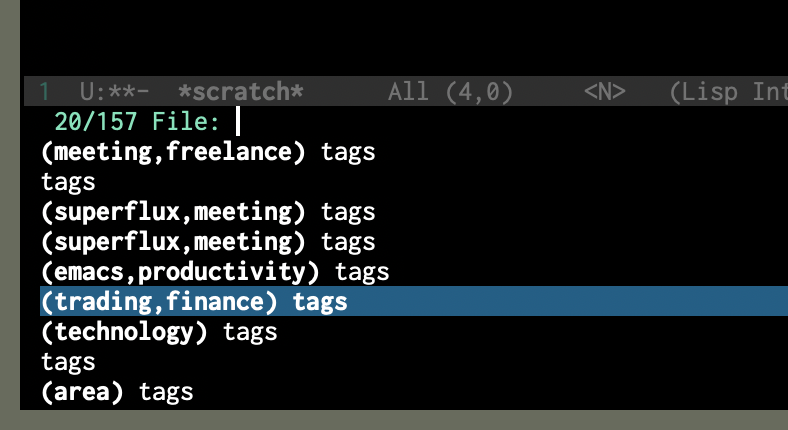 When running org-roam-find-file all files that do not include #+roam ...