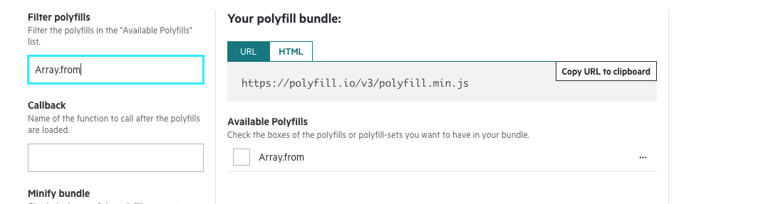 URL builder adds "-polyfill" suffix to all features · Issue #1906 · polyfillpolyfill/polyfill ...