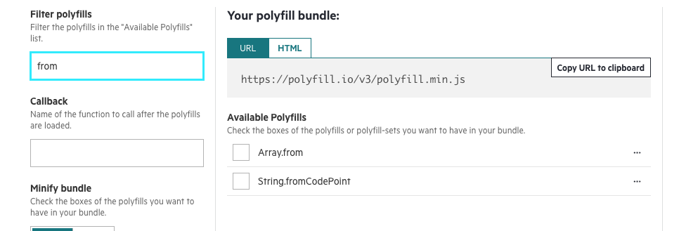 URL builder adds "-polyfill" suffix to all features · Issue #1906 · polyfillpolyfill/polyfill ...
