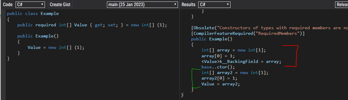 Required Properties Limitations · Dotnet Csharplang · Discussion 7134 · Github