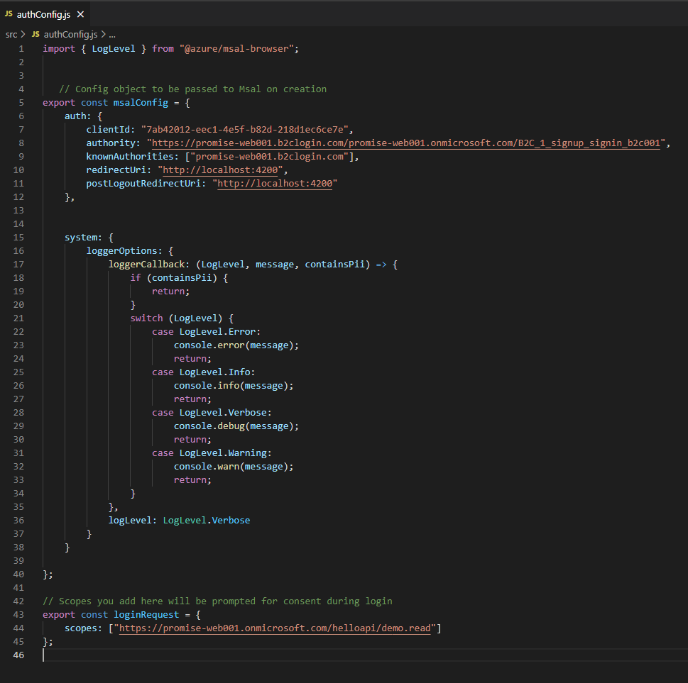 Cannot login on msal-react, error on console.log() · Issue #4522 · AzureAD/microsoft ...