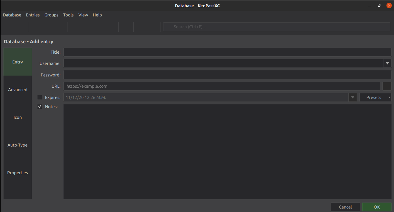 On ubuntu not showing icons for actions · Issue #5807 · keepassxreboot/keepassxc · GitHub