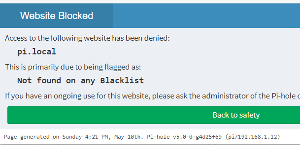 Local DNS Records resolving to pihole block page · Issue #3326 · pi-hole/pi-hole · GitHub