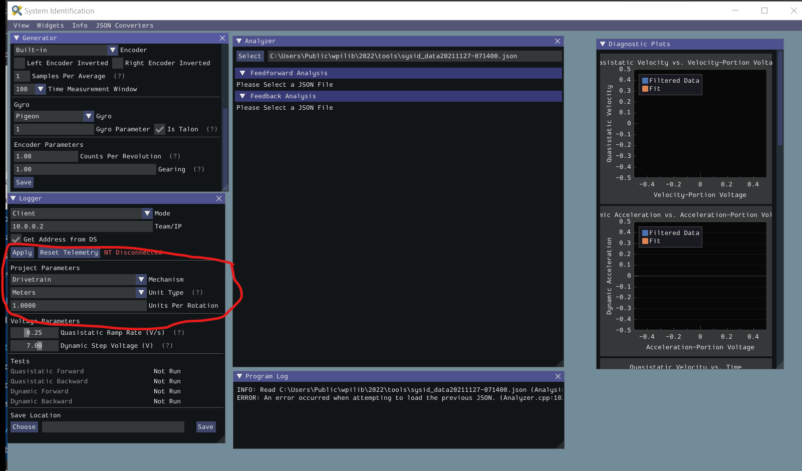 Help Dialog For Units Per Rotation · Issue 248 · Wpilibsuite Sysid · Github