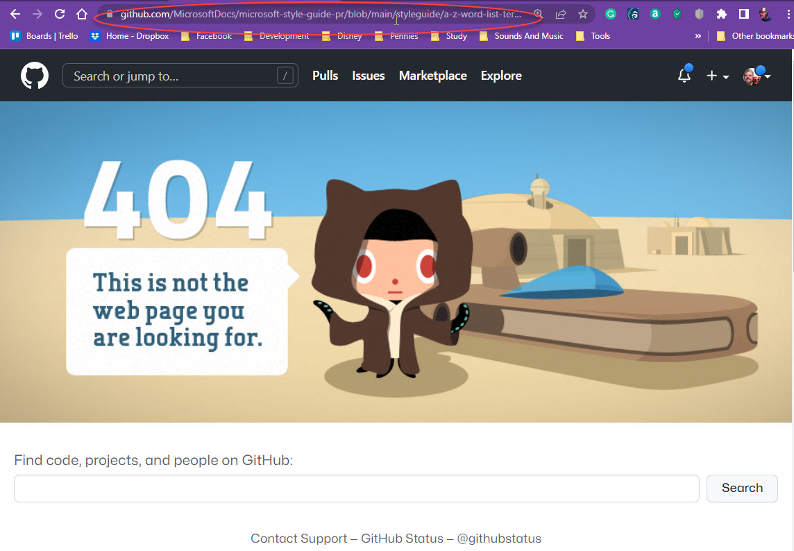 404 error · Issue #337 · MicrosoftDocs/microsoft-style-guide · GitHub