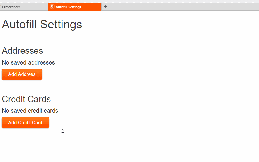 Autofill Credit Card section could benefit from validation (length ...