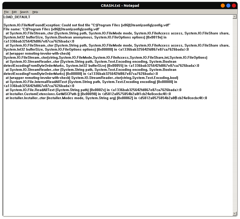 [BUG] Installer crash, System.IO.FileNotFoundException on Ubuntu 21.10 w/ Proton 5.0-10 · Issue ...