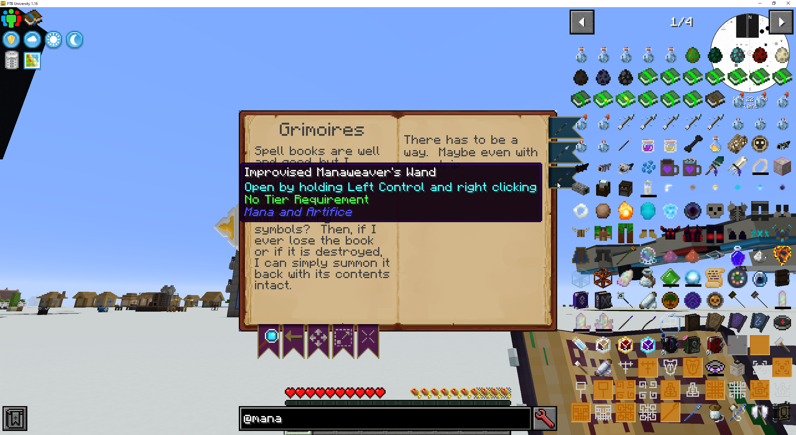 The Grimoires page has Manaweaver Wand recipes instead of the Grimoire · Issue #390 · Mithion ...