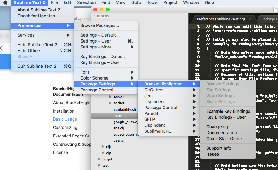 Bracket Highlighter doesn't work after PackageControl install · Issue ...