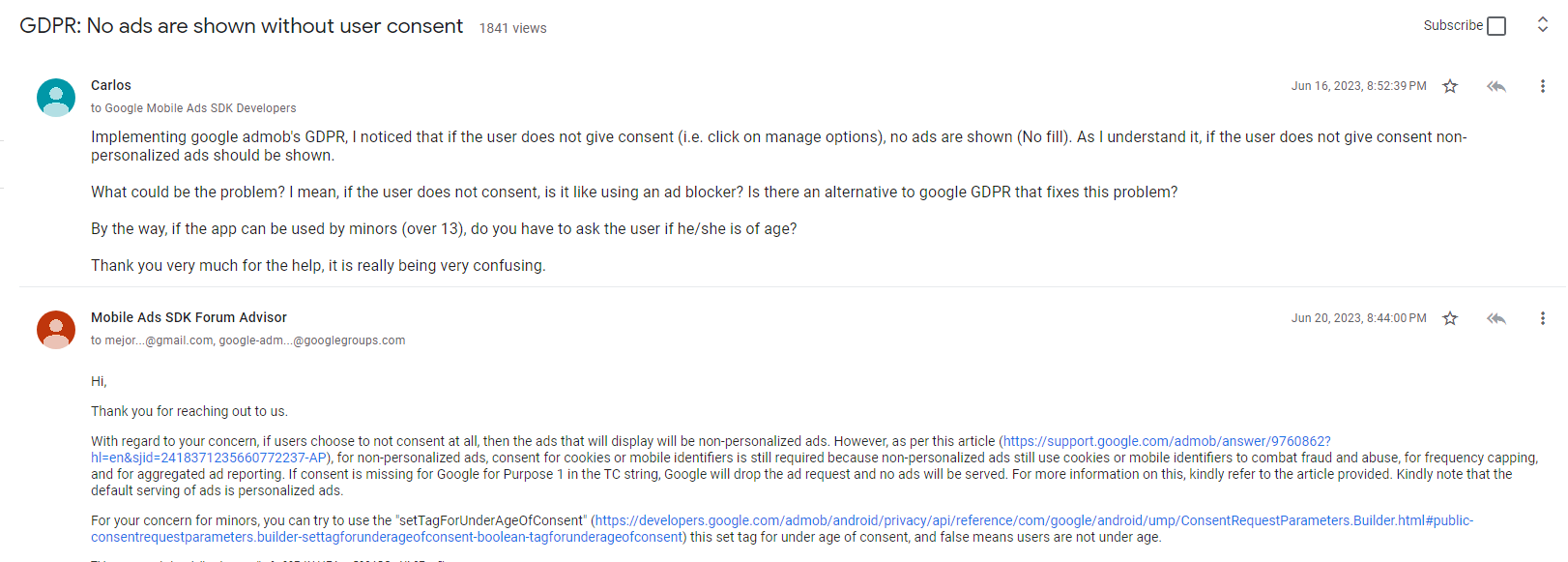 How to deal with the (soon) required UMP (consent) requirements by Google Admob? · Issue #601 ...