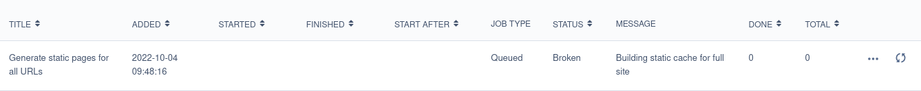 staticpublisher queued job fails in some circumstances · Issue #146 · silverstripe/silverstripe ...