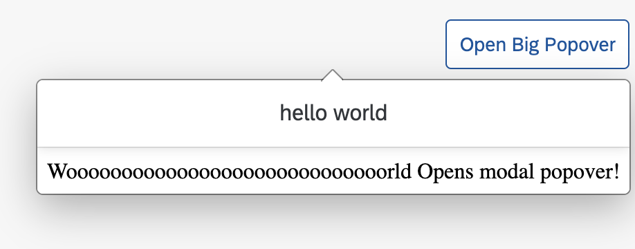 Popover: Arrow alignment off on bottom placement, right aligned popovers · Issue #2758 · SAP/ui5 ...
