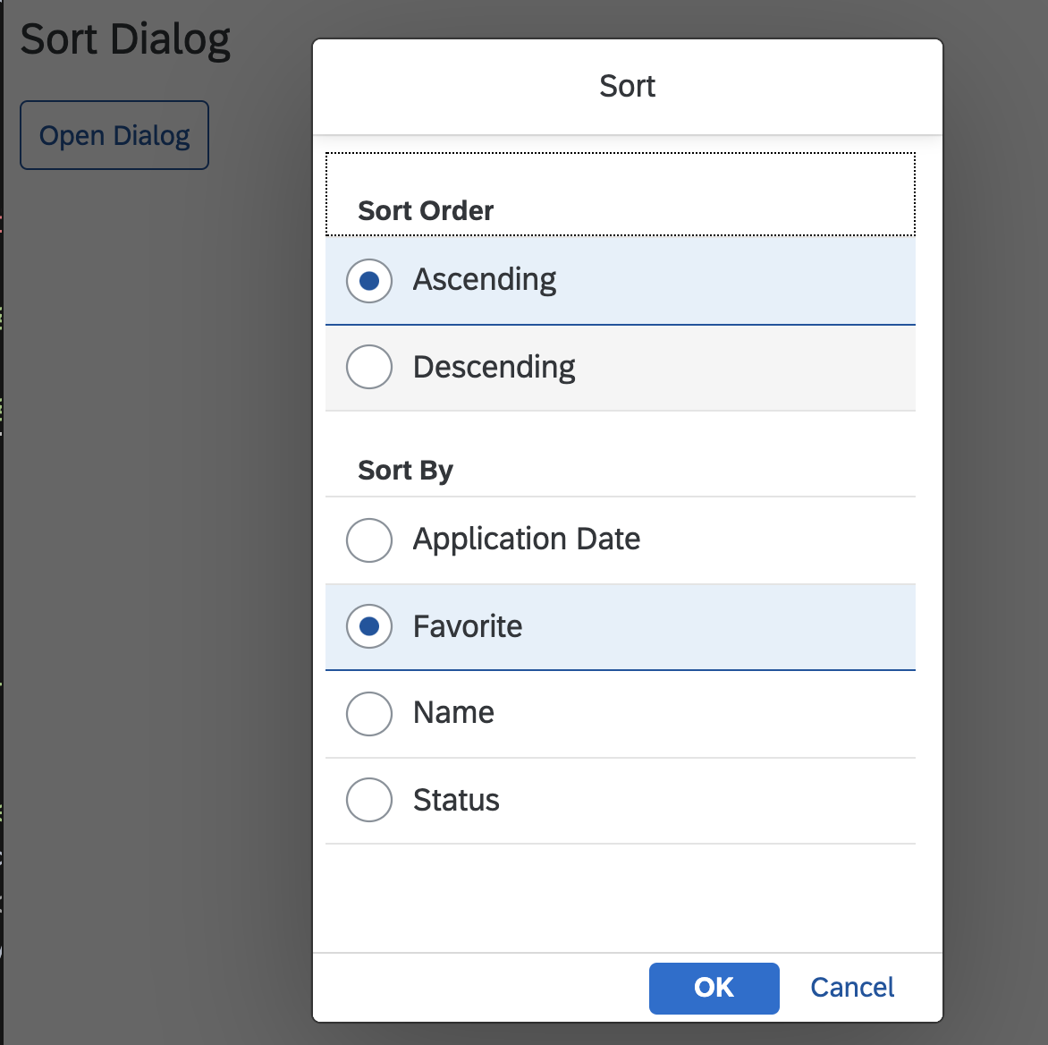 [ui5-table][SF][Urgent - Within 2 Weeks] Support sorting dialog for table · Issue #3304 · SAP ...