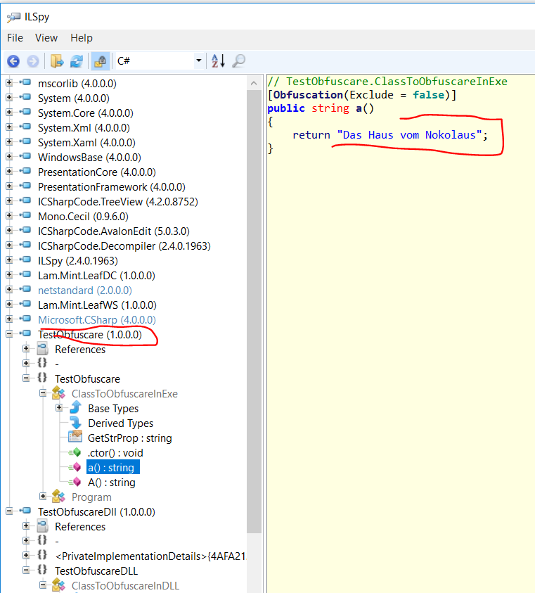 HideStrings does not work in .Net core 2.1 App but in assembly · Issue ...