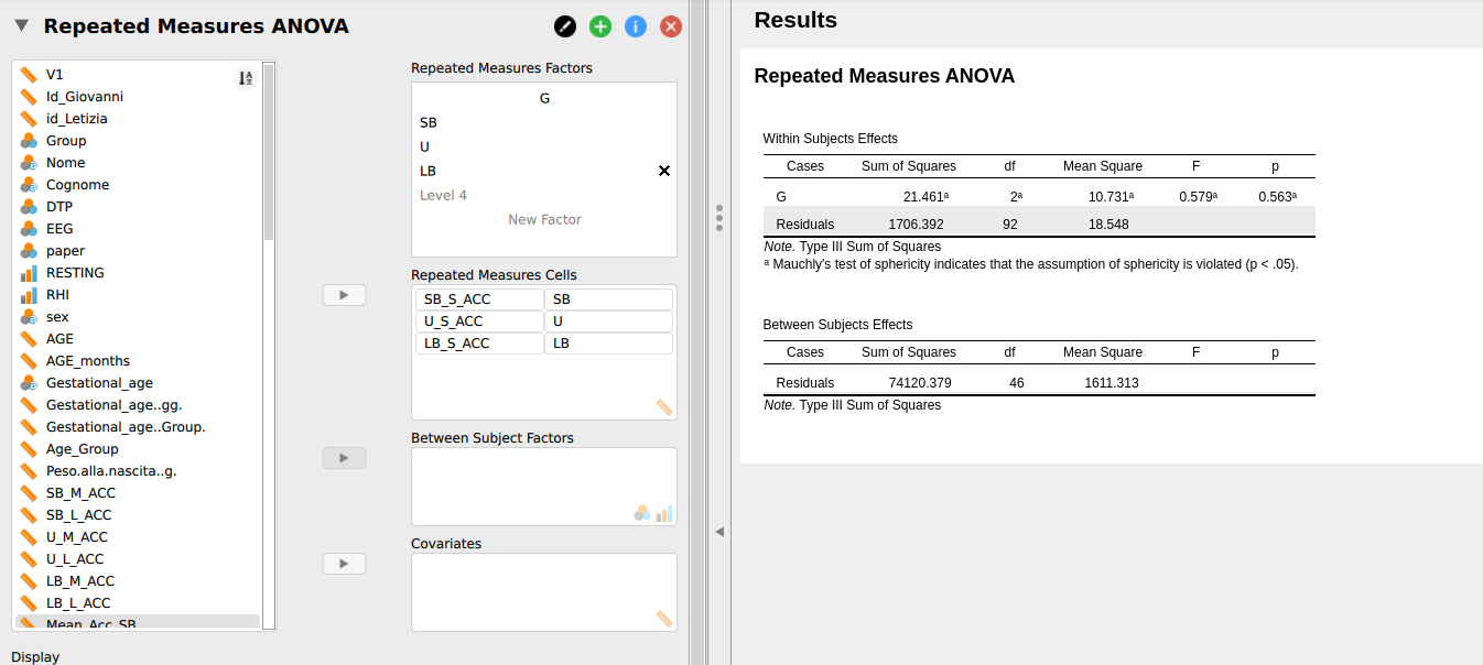 [Bug]: Error with repetated measures ANOVA · Issue #1712 · jasp-stats/jasp-issues · GitHub