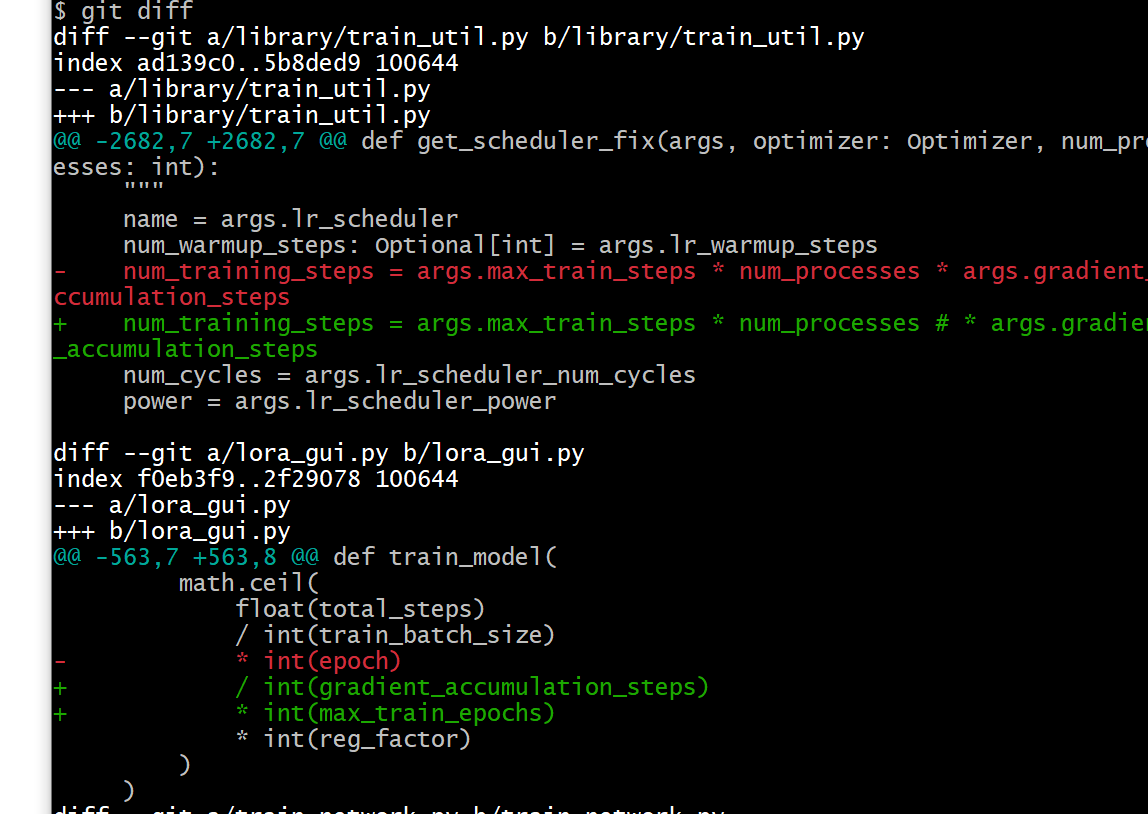Gradient accumulate steps cause bugs · Issue #735 · bmaltais/kohya_ss · GitHub