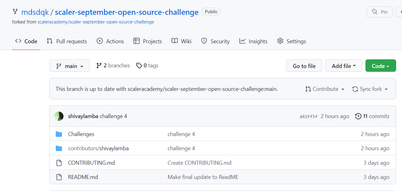 Challenge 9/30 · Issue #327 · scaleracademy/scaler-september-open-source-challenge-2022 · GitHub