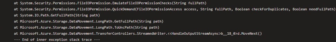 Illegal Characters in FilePath · Issue #231 · Azure/azure-storage-net-data-movement · GitHub
