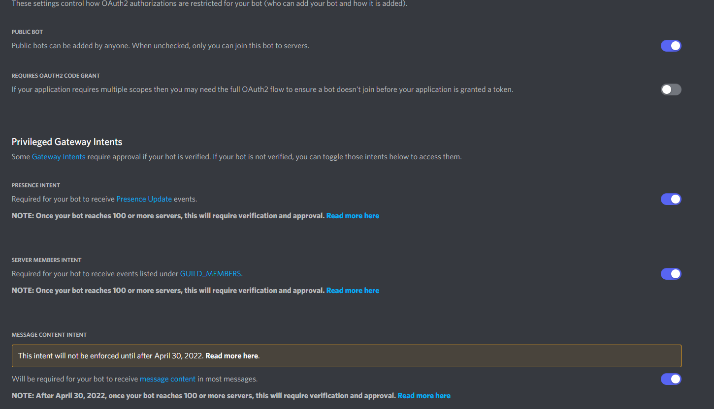 Bot Status · Issue #344 · Blumlaut/EasyAdmin · GitHub