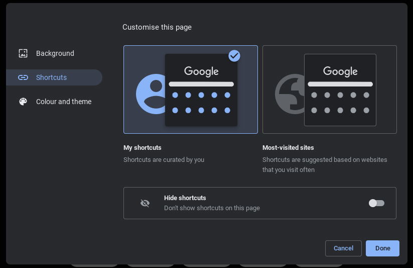 Ungoogle chrome://new-tab-page/ and make it able to be used without ...