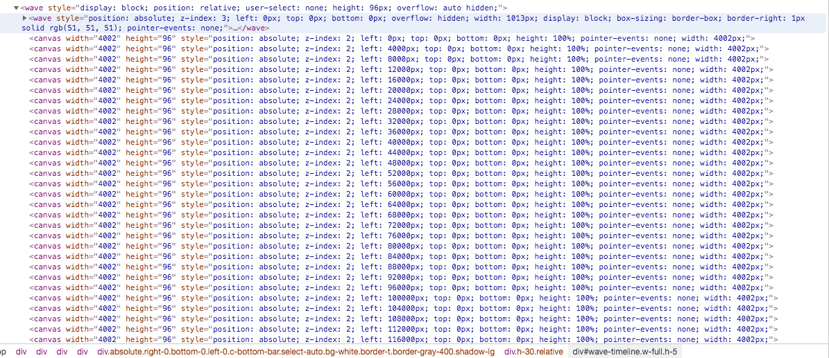 Performance for long audio files · Issue #2055 · katspaugh/wavesurfer ...