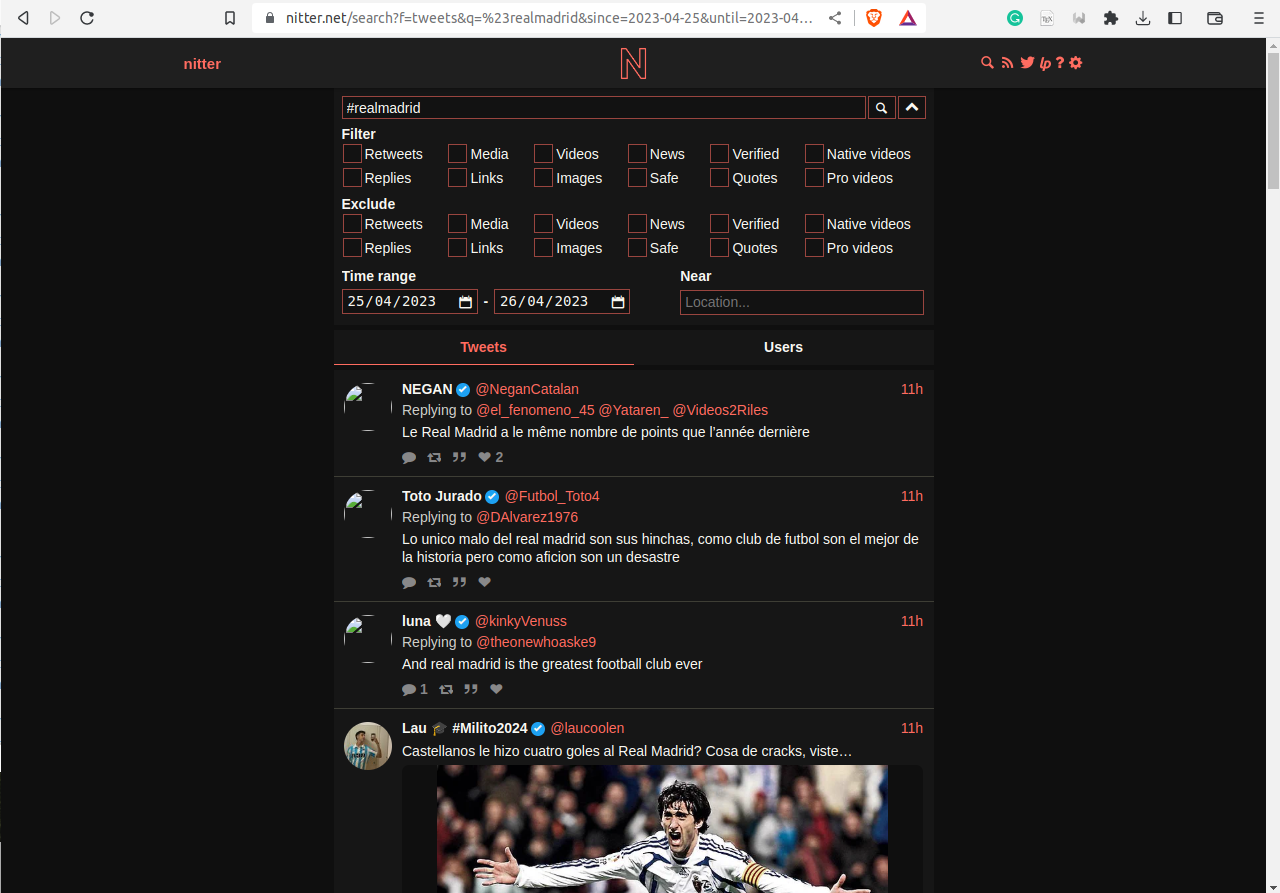 Tweets returned after searching a hashtag do not always contain such hashtag · Issue #850 ...