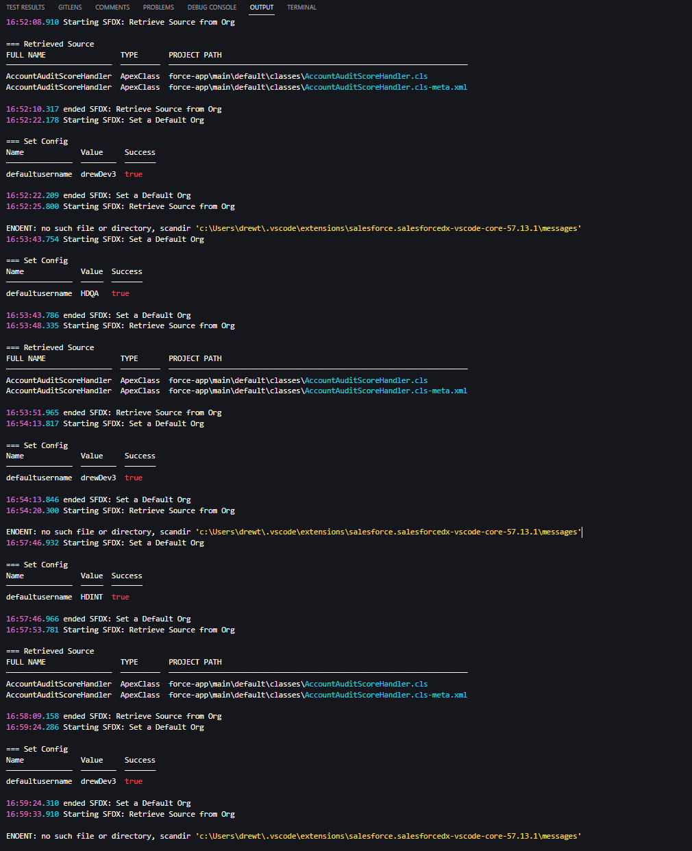 Retrieve fails to find salesforce.salesforcedx-vscode-core-57.13.1\messages · Issue #4863 ...